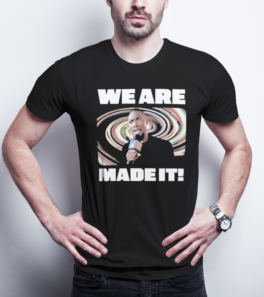 WE ARE MADE IT Swirled Microphone Moment T-Shirt