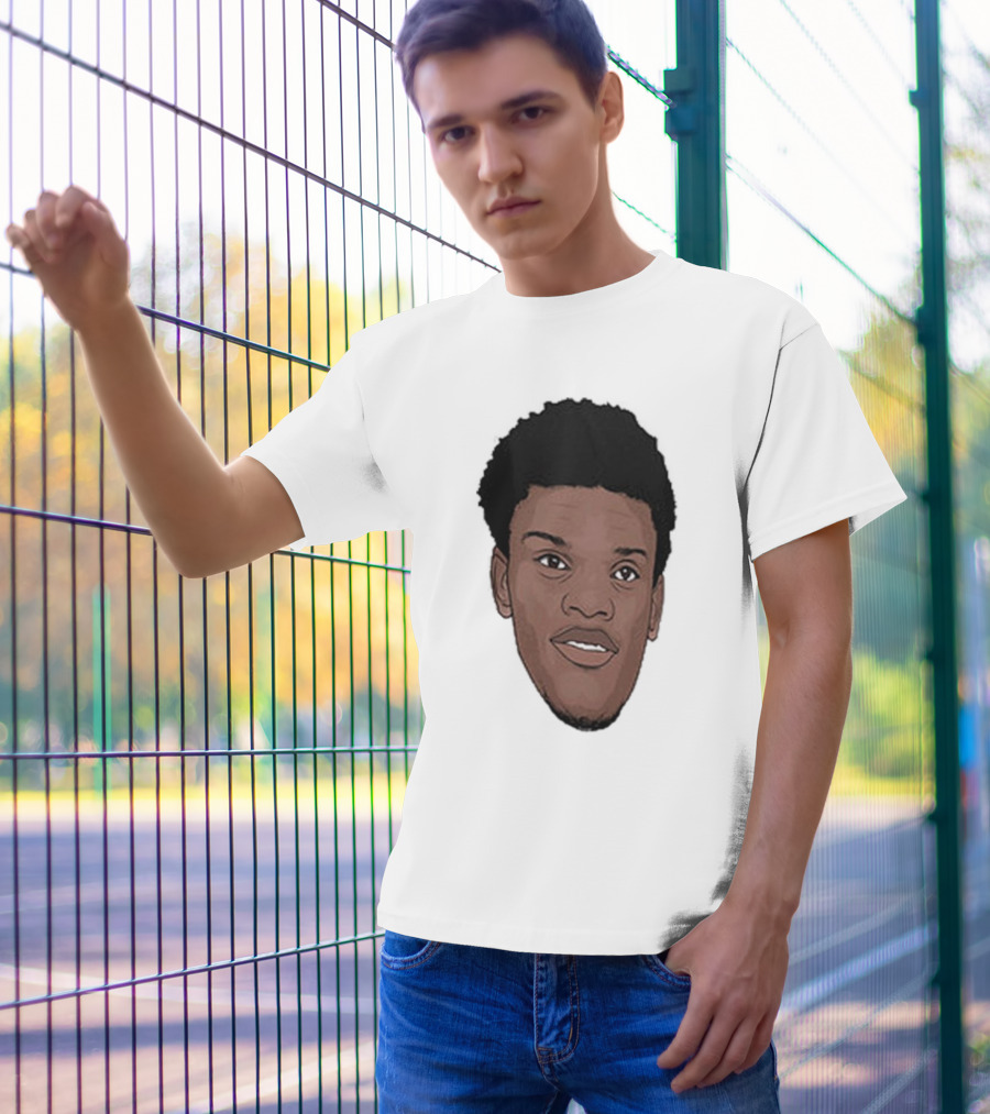 Lamar Jackson Big Head MVP Baltimore Ravens NFL T-Shirt