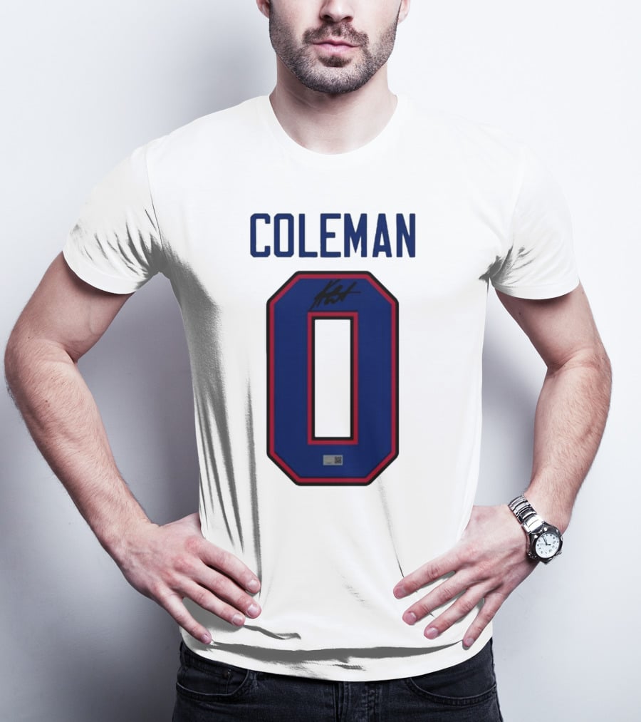 Coleman Signed Number 0 T-Shirt