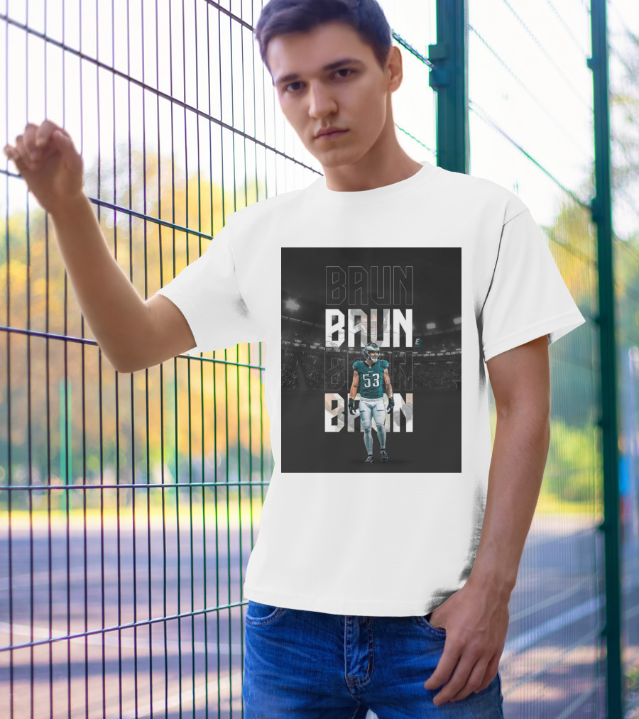 Baun Philadelphia Eagles QB Sack Go Birds Football Stadium T-Shirt