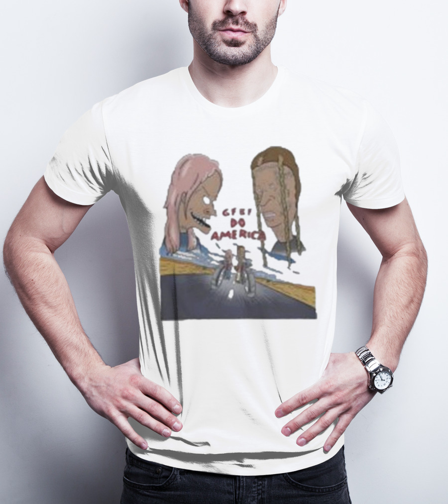 Beavis And Butt-Head X GFBF Do America Racing Adventure T-Shirt