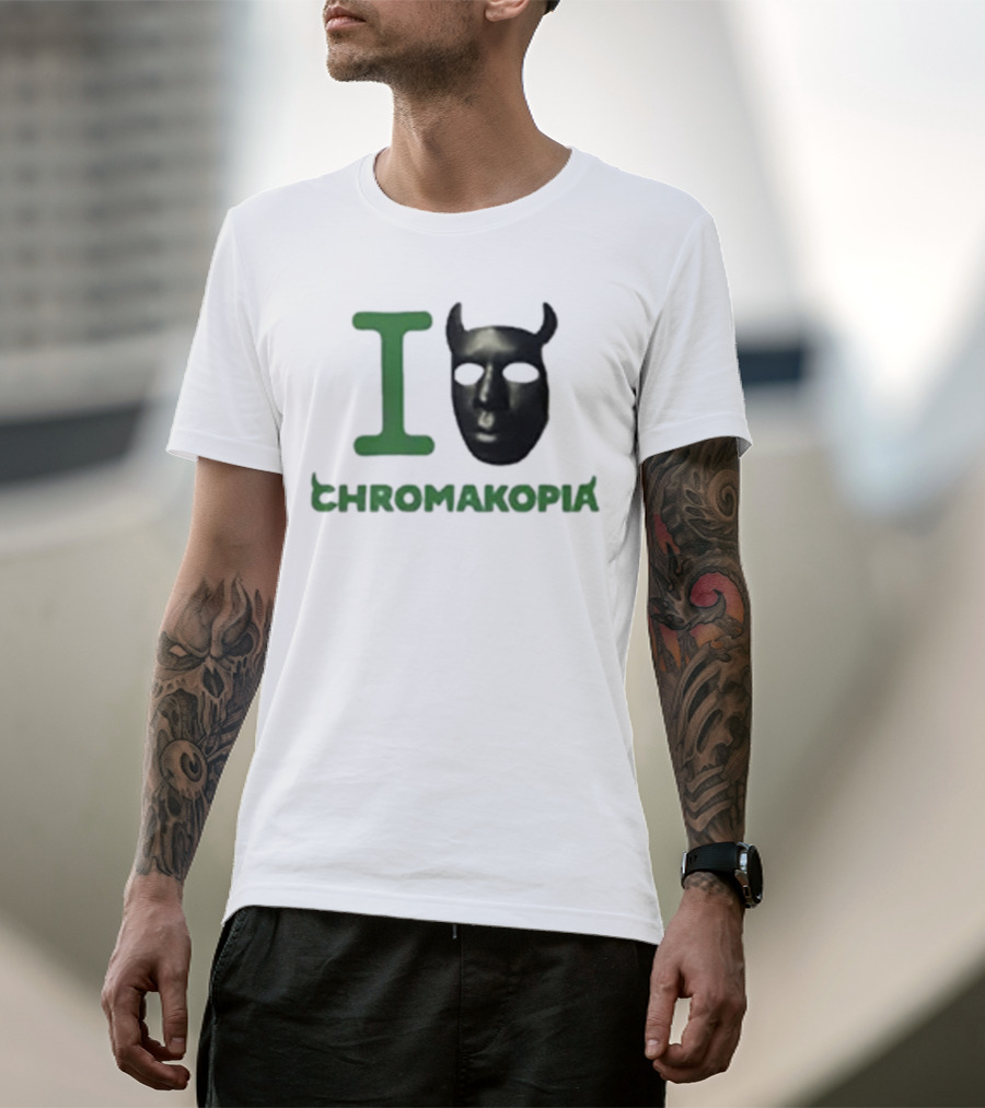 I Love Chromakopia Mask With Horns T-Shirt