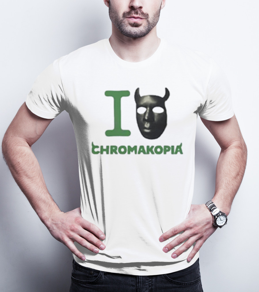 I Love Chromakopia Mask With Horns T-Shirt