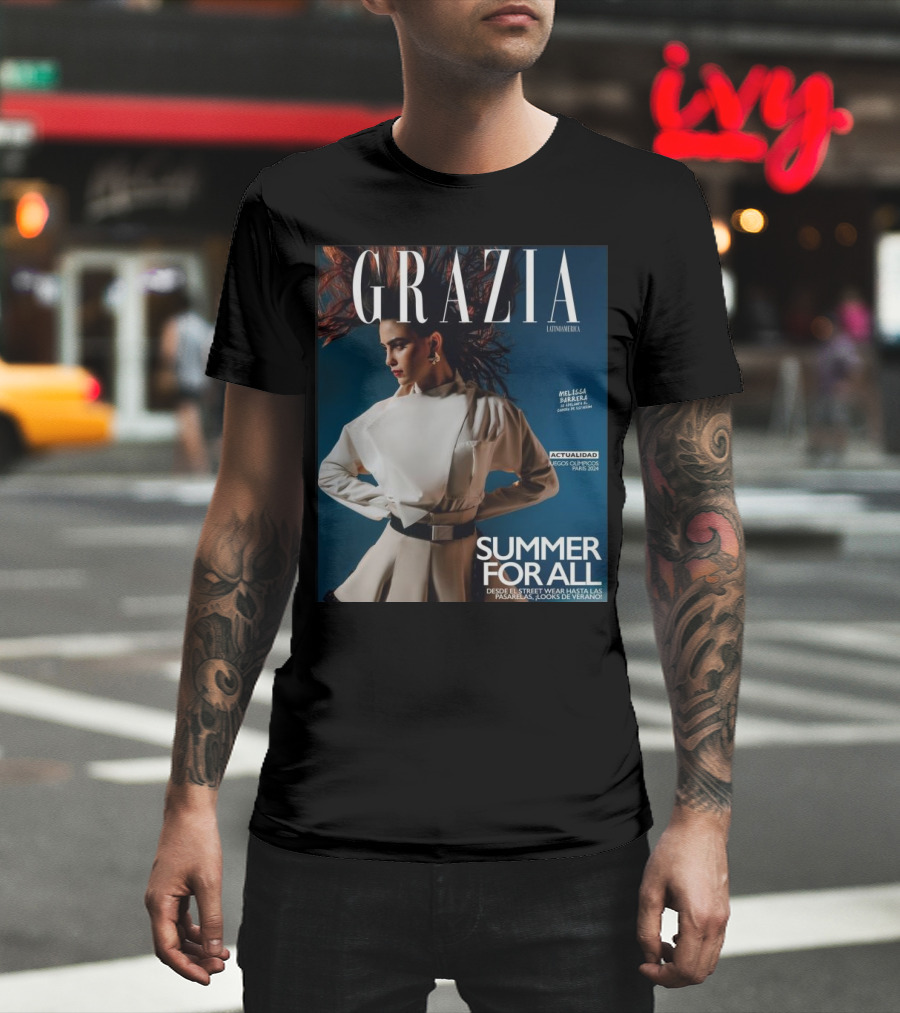 Grazia Latinoamerica Summer For All Melissa Barrera Juegos Olimpicos Paris T-Shirt