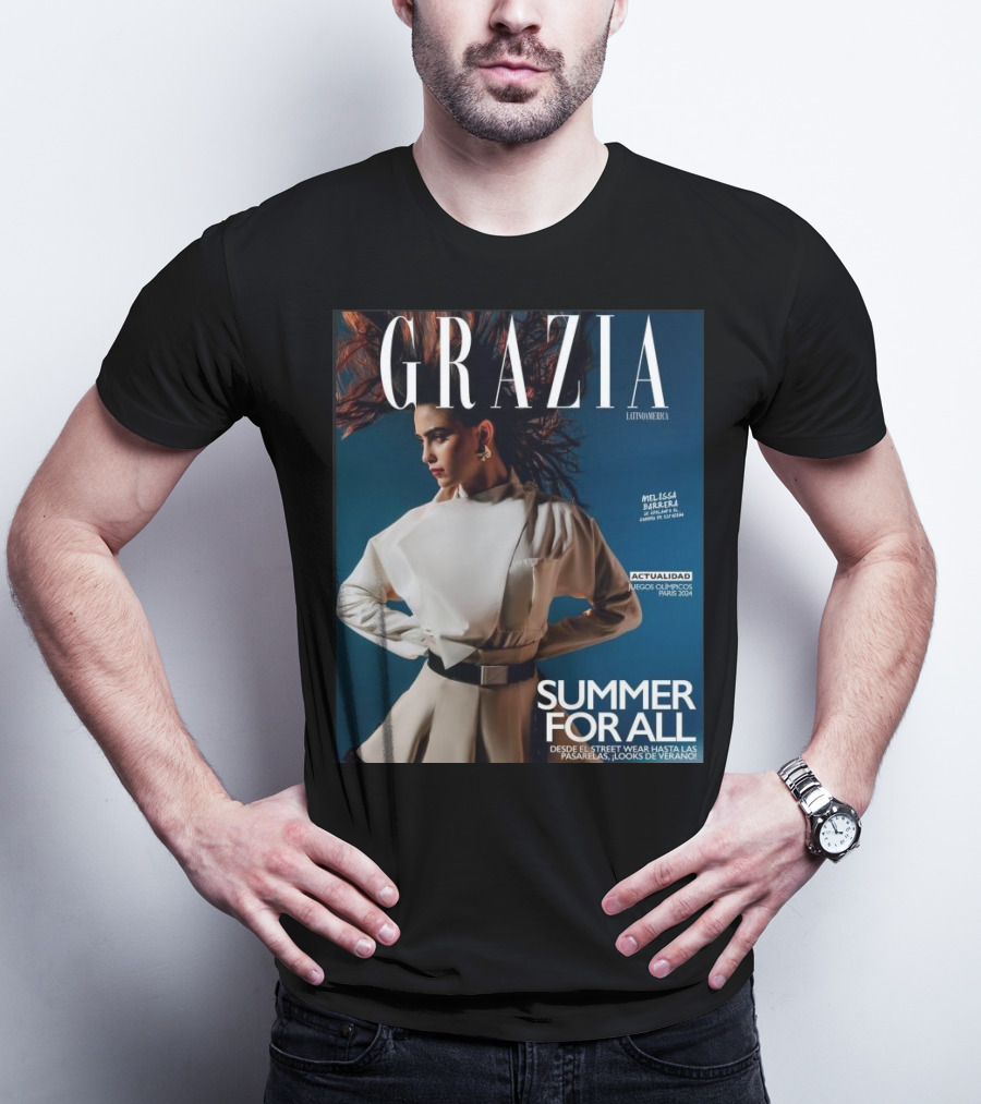 Grazia Latinoamerica Summer For All Melissa Barrera Juegos Olimpicos Paris T-Shirt