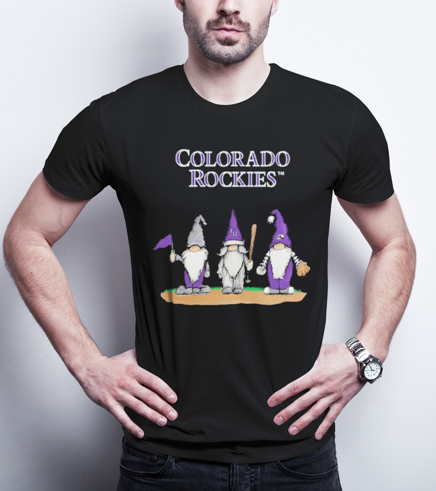 Colorado Rockies Infant Gnomes Baseball T-Shirt