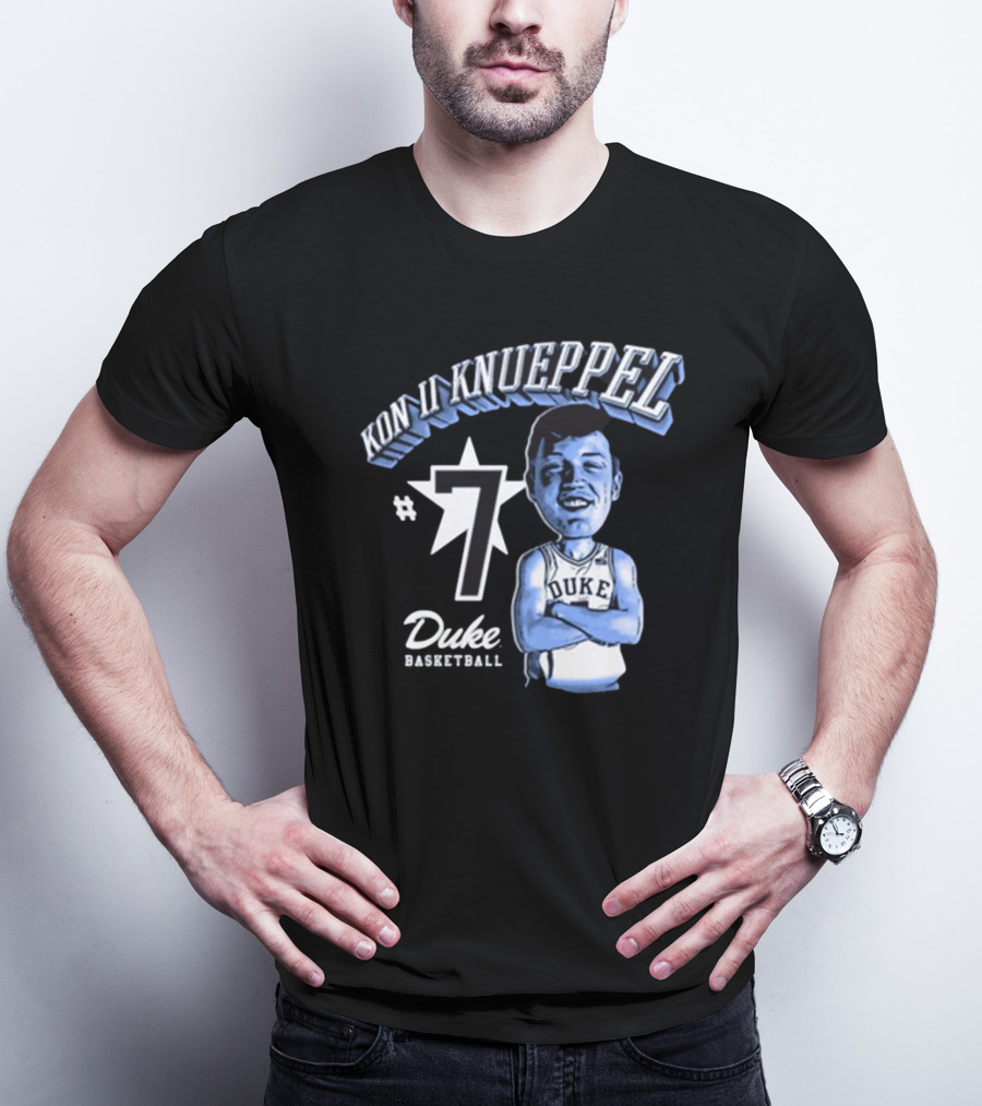 Kn II Knueppel #7 Duke Basketball Cartoon T-Shirt