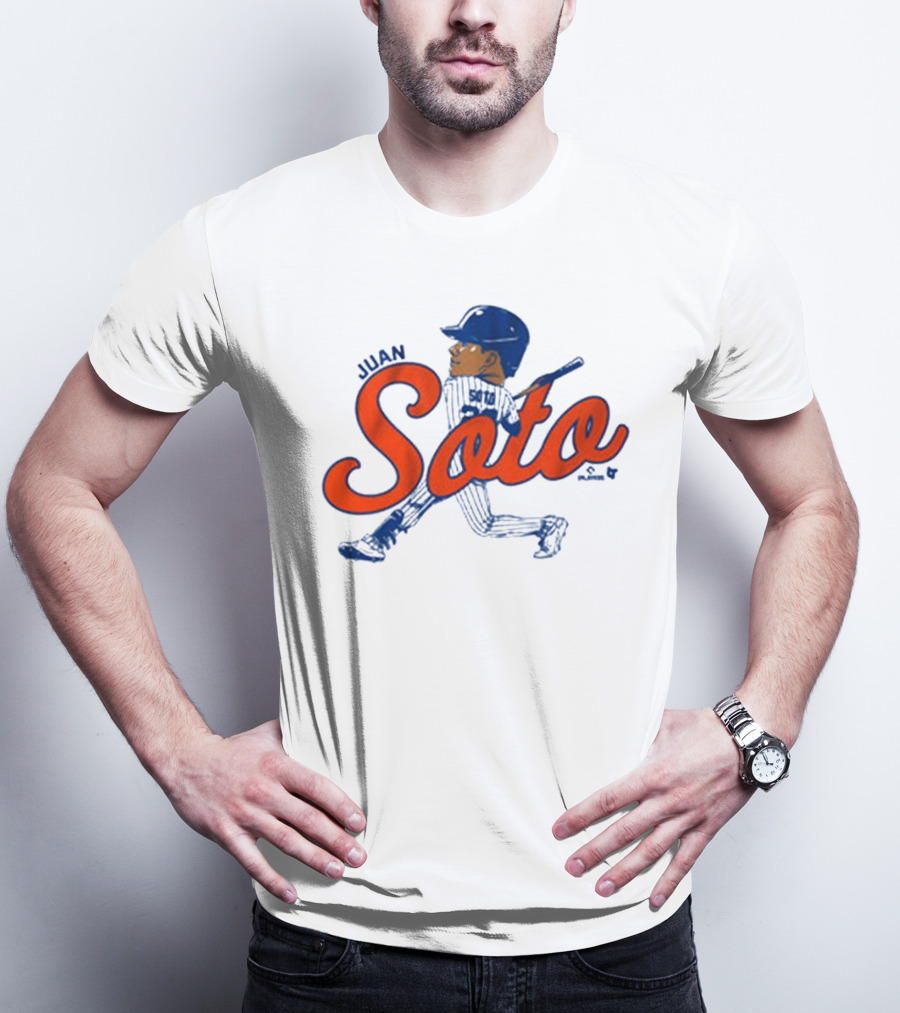 Juan Soto Caricature MLB New York Mets Queens T-Shirt