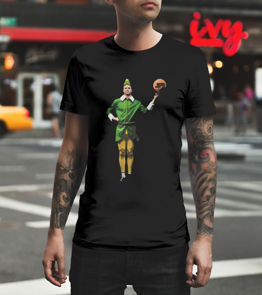 Caleb Furst Elf Purdue Boilermakers Basketball T-Shirt