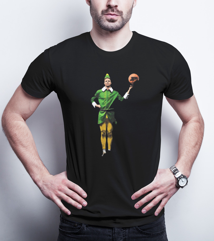 Caleb Furst Elf Purdue Boilermakers Basketball T-Shirt