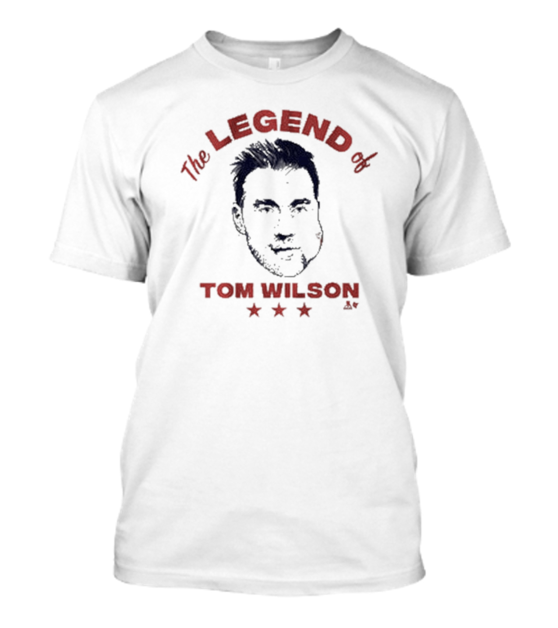 The Legend Of Tom Wilson With Stars And Illustrated T-Shirt