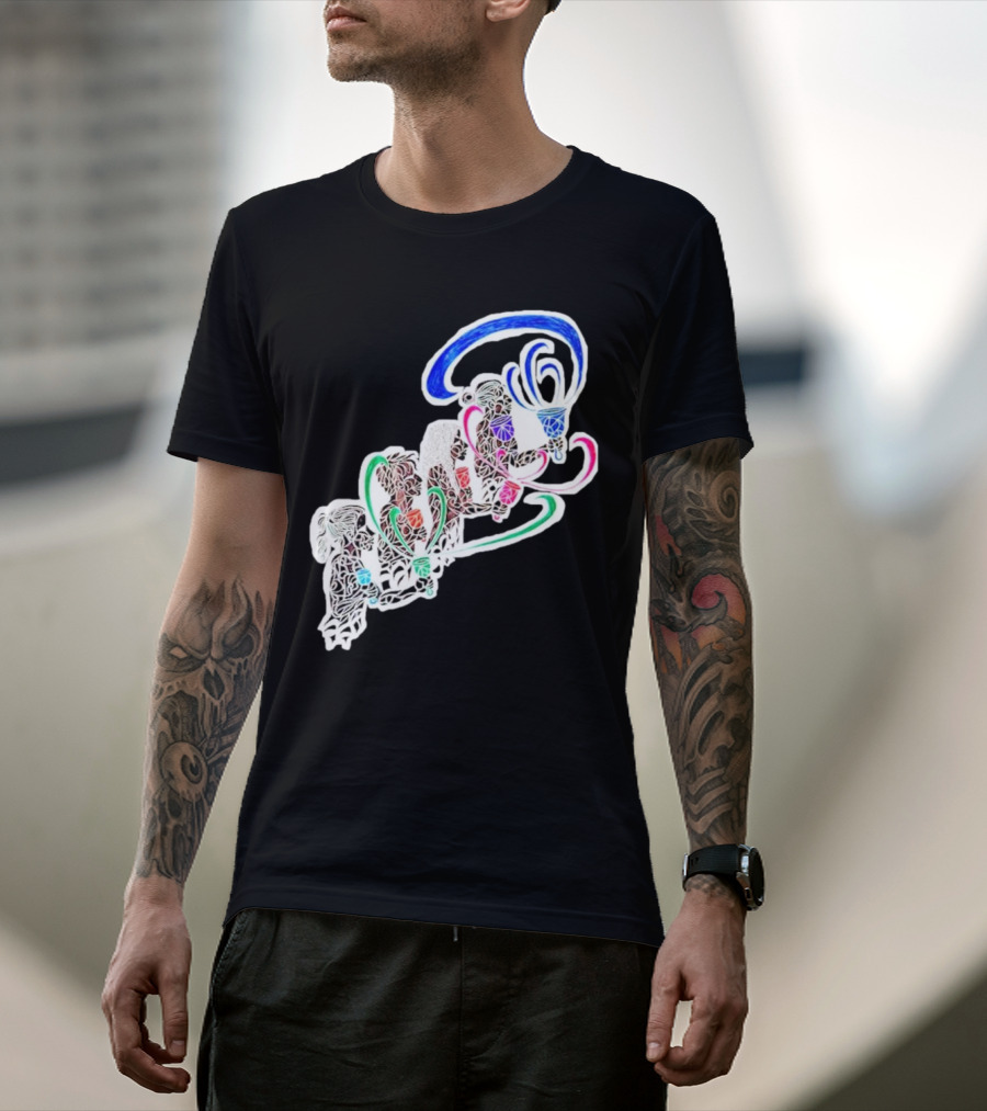 A Joyful Noise Bell Ringers Whimsical Line T-Shirt