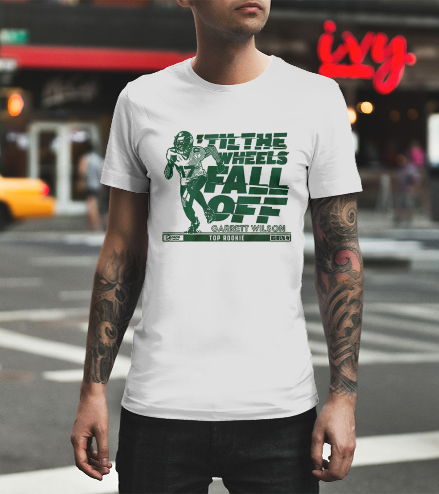 ‘Til The Wheels Fall Off Garrett Wilson Top Rookie New York Jets NFL T-Shirt