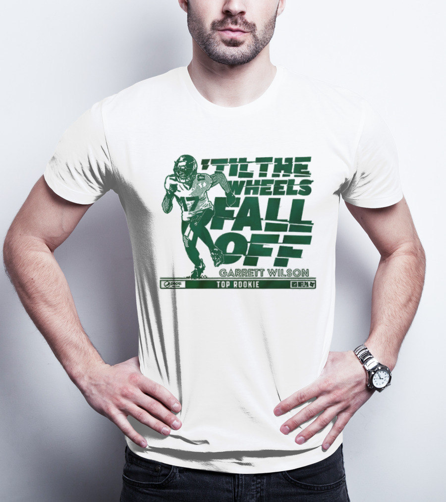 ‘Til The Wheels Fall Off Garrett Wilson Top Rookie New York Jets NFL T-Shirt