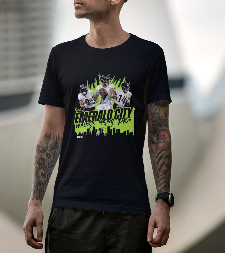 The Emerald City Walker Geno DK Seahawks NFL T-Shirt