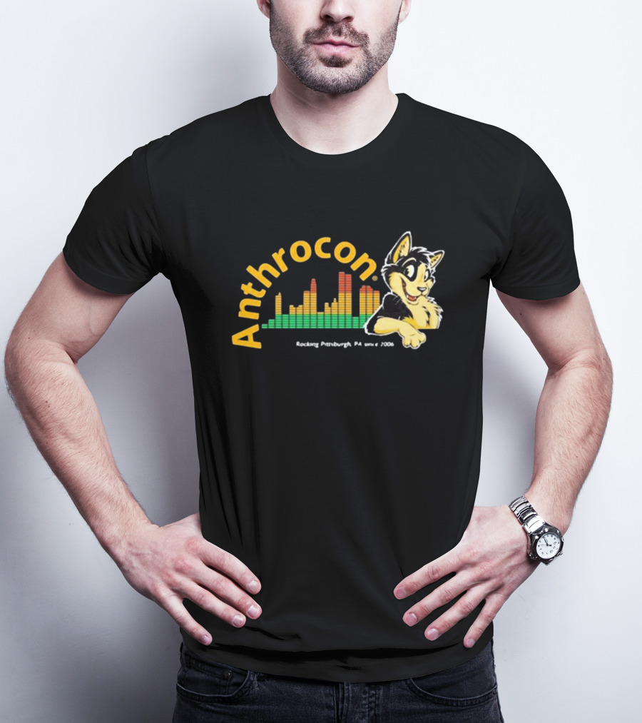 Anthrocon Rocking Pittsburgh PA Since 2006 Caleb Conomiplant T-Shirt