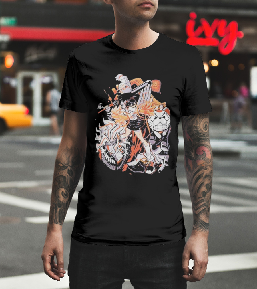 Doodle Toon Dandadan Manga Character Compilation T-Shirt
