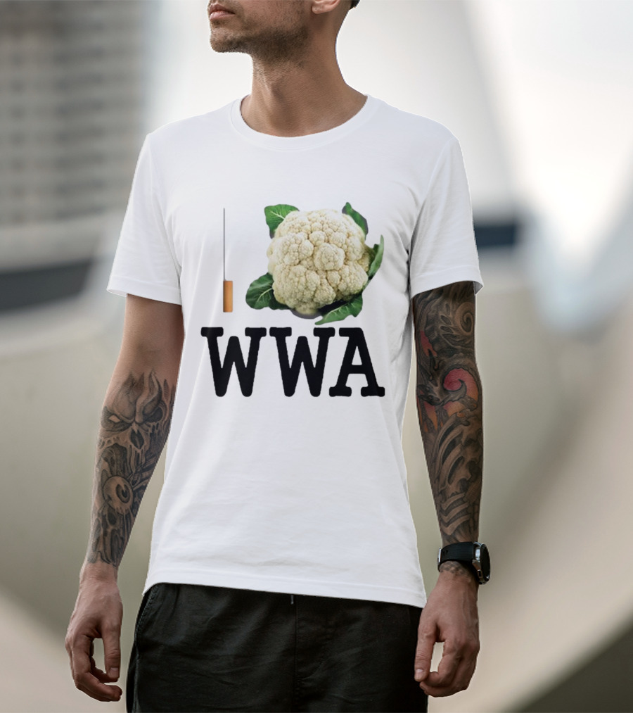 Taco Hemingway Trójkąt Warszawski Biały Cauliflower WWA T-Shirt