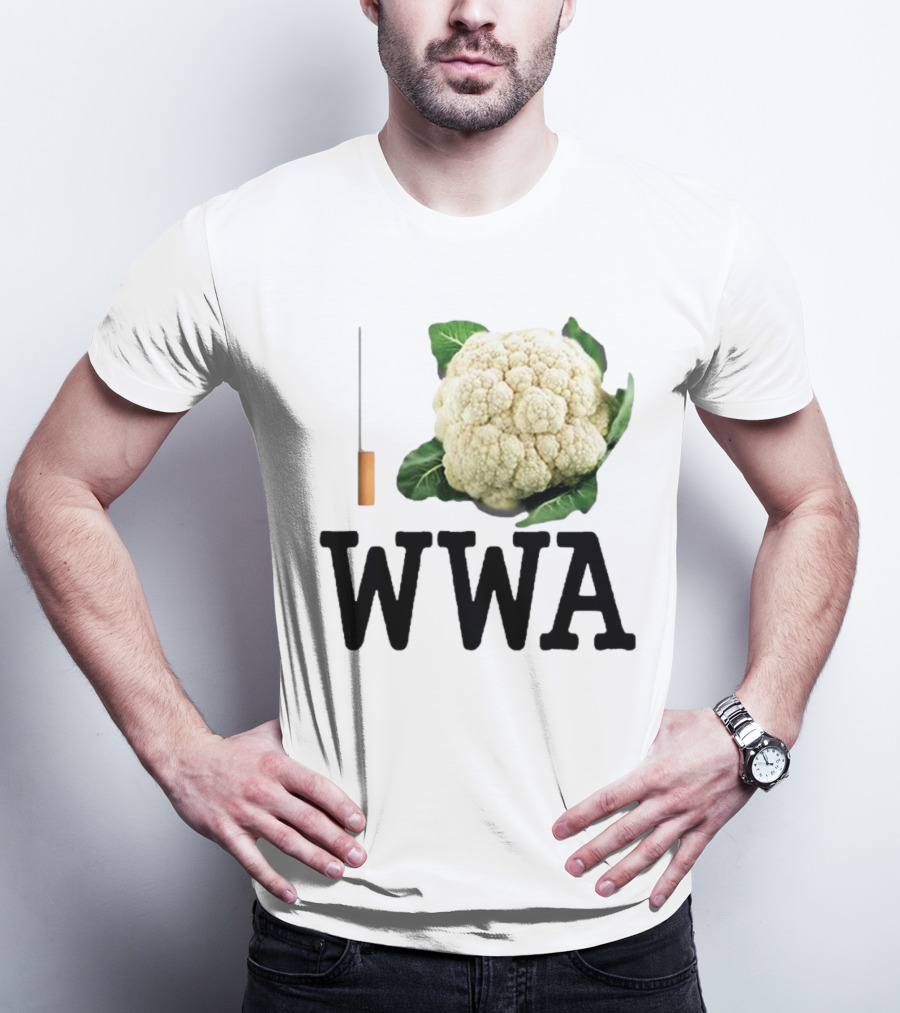 Taco Hemingway Trójkąt Warszawski Biały Cauliflower WWA T-Shirt