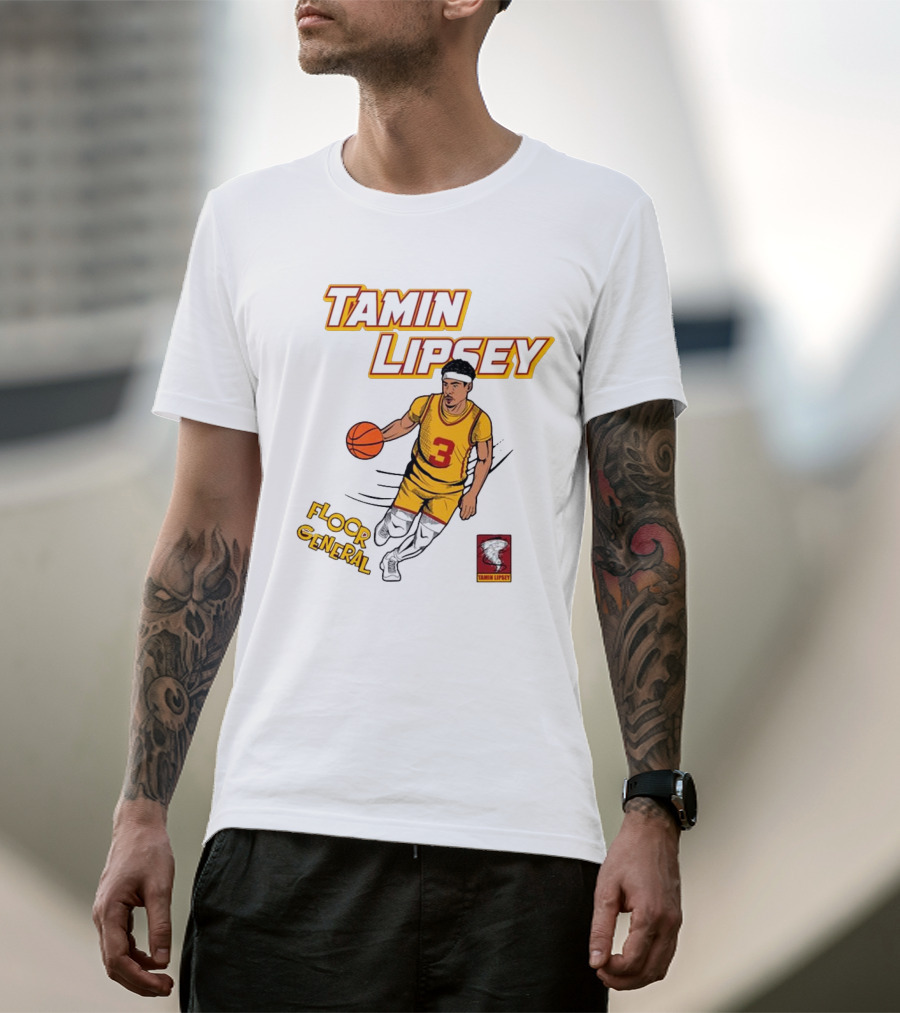 Tamin Lipsey Floor General Comic Book Superhero Iowa State Cyclones T-Shirt