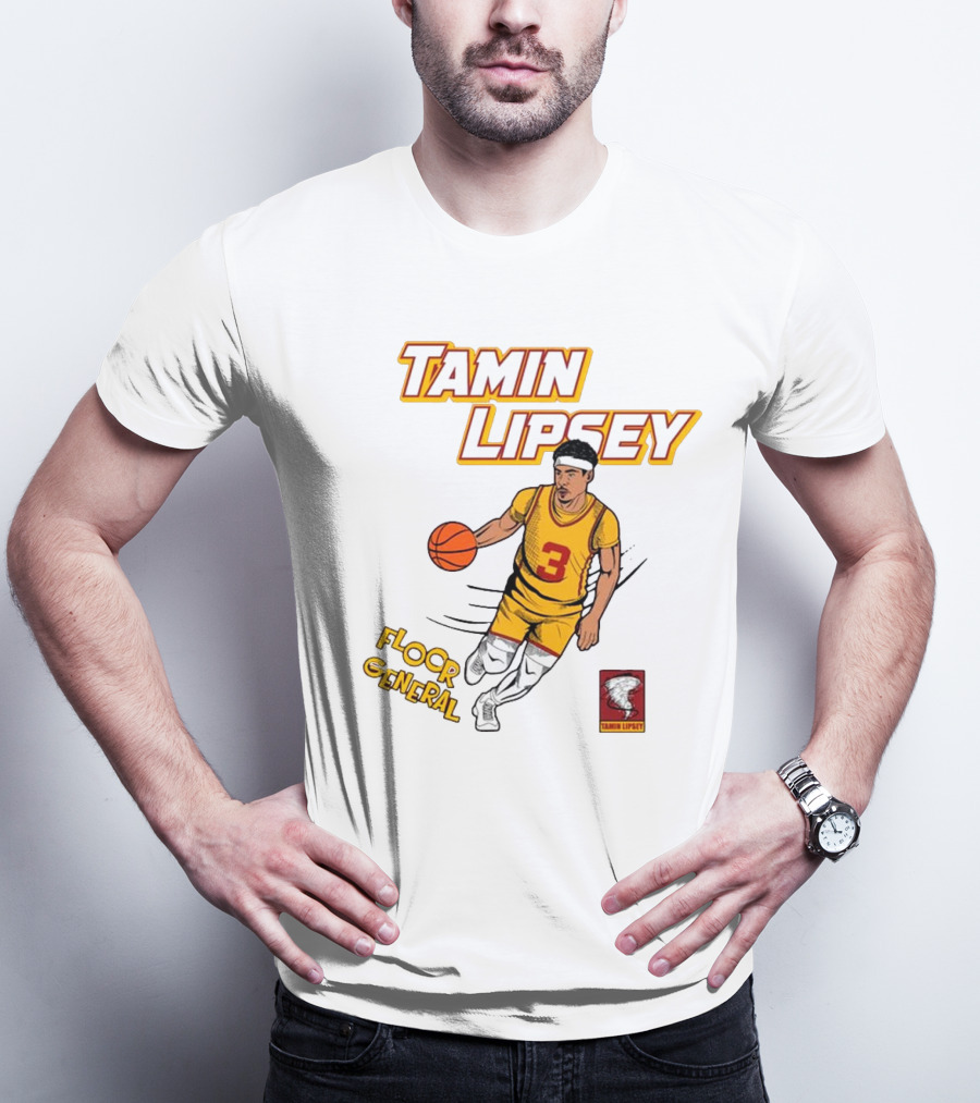 Tamin Lipsey Floor General Comic Book Superhero Iowa State Cyclones T-Shirt