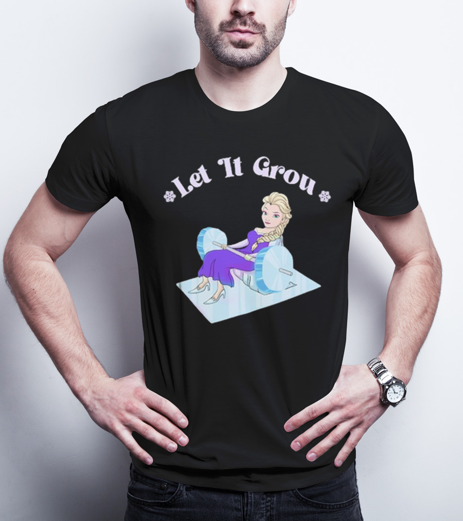 Elsa Let It Grow Frozen Exercise T-Shirt