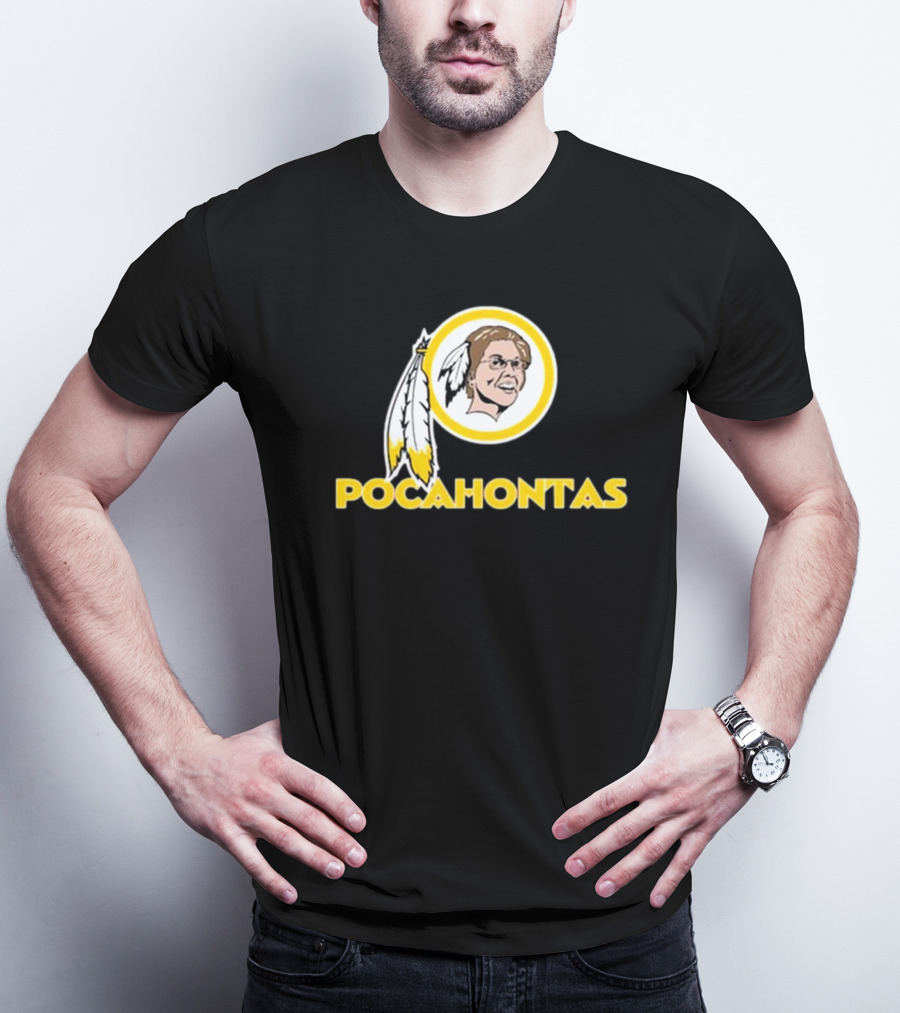 Pocahontas Redskins Parody NFL T-Shirt