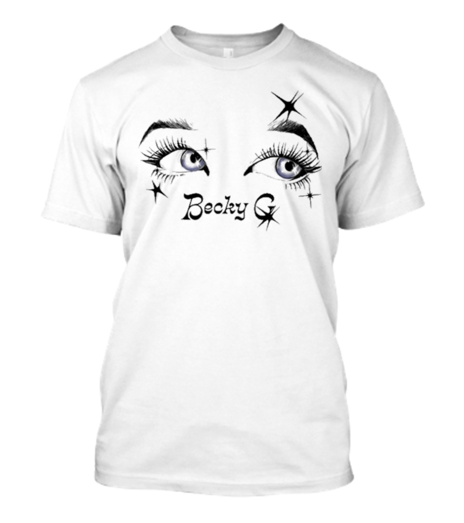 Becky G Sparkling Eyes Blue Starry Gaze T-Shirt