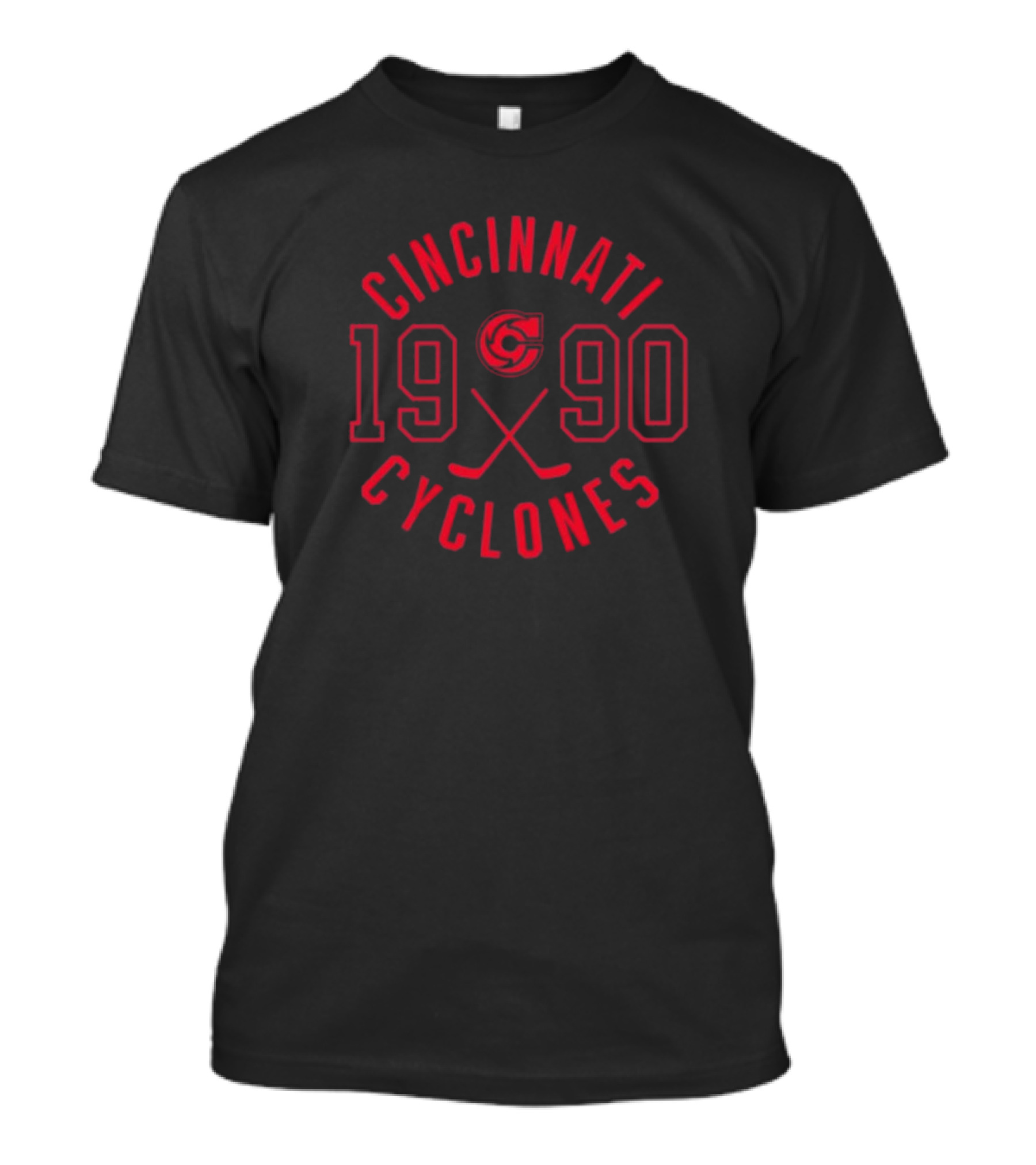 Cincinnati Cyclones 1990 Hockey Sticks T-Shirt