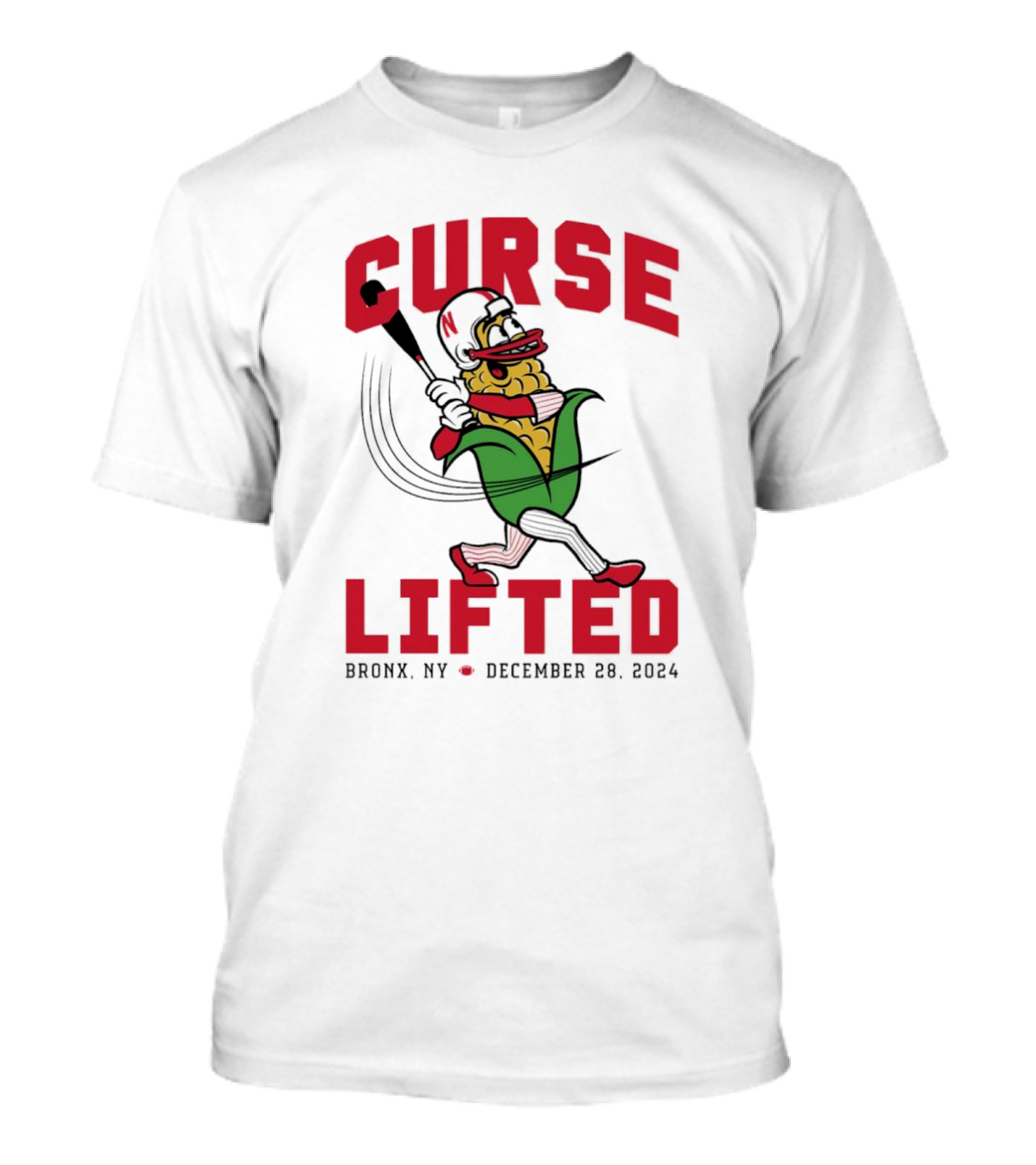 Curse Lifted Nebraska Cornhuskers Bronx NY December 28 T-Shirt