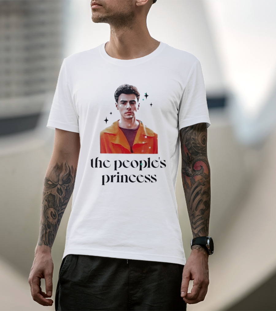 Luigi Mangione The People's Princess Sparkling Portrait T-Shirt