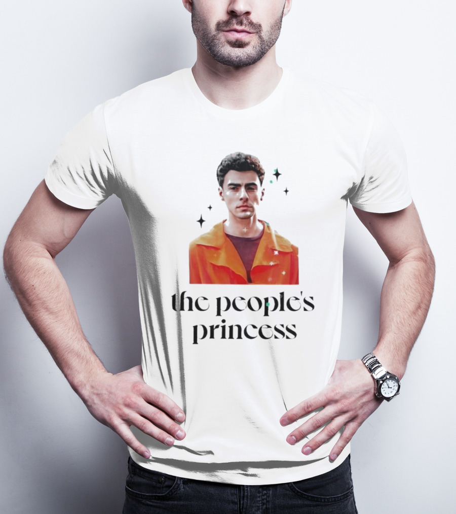 Luigi Mangione The People's Princess Sparkling Portrait T-Shirt