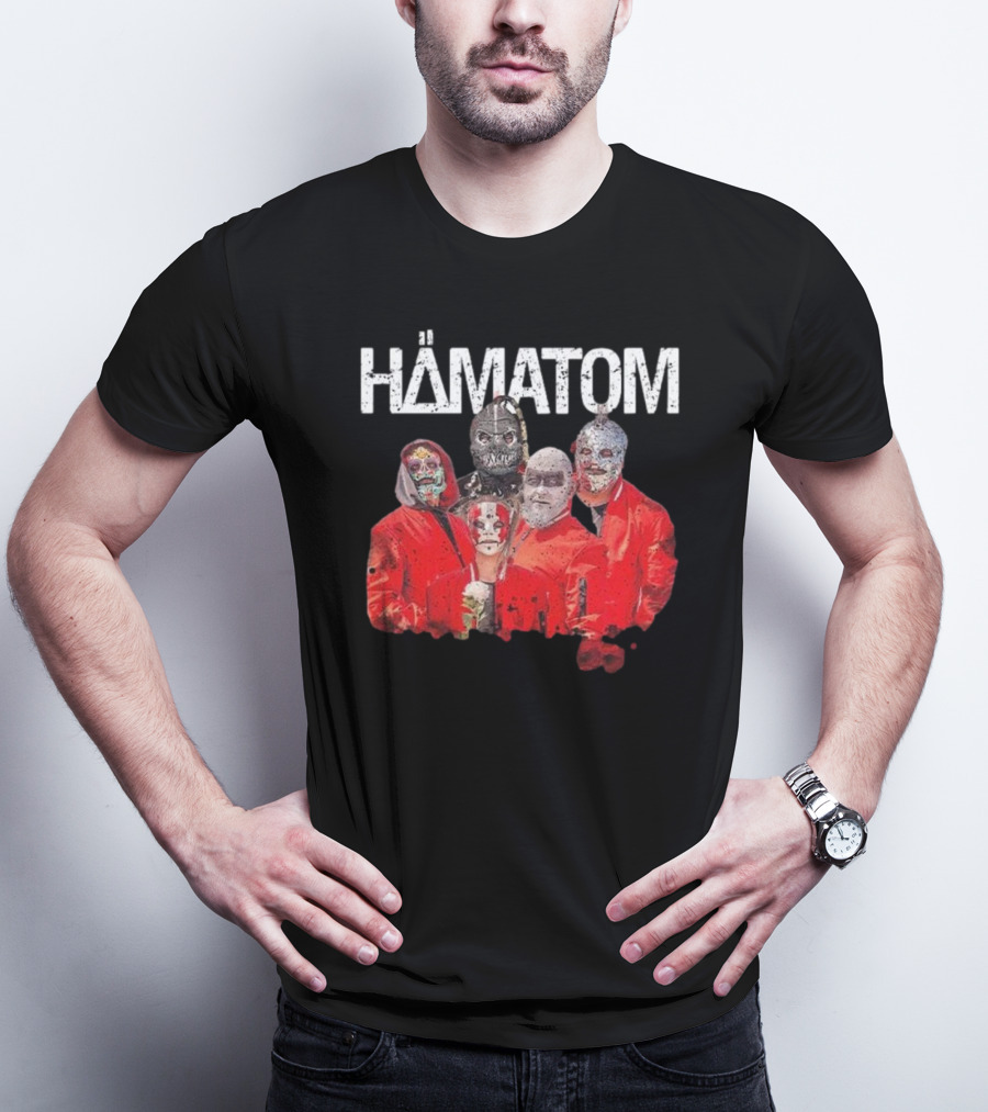 Hämatom Dämonentanz 5 Himmelsrichtungen Masked Band Members T-Shirt