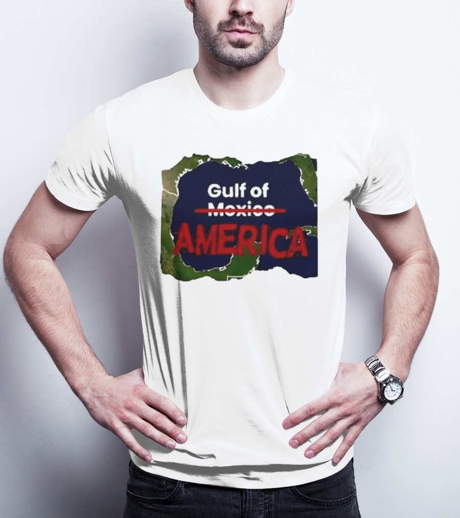 Gulf Of America Map T-Shirt