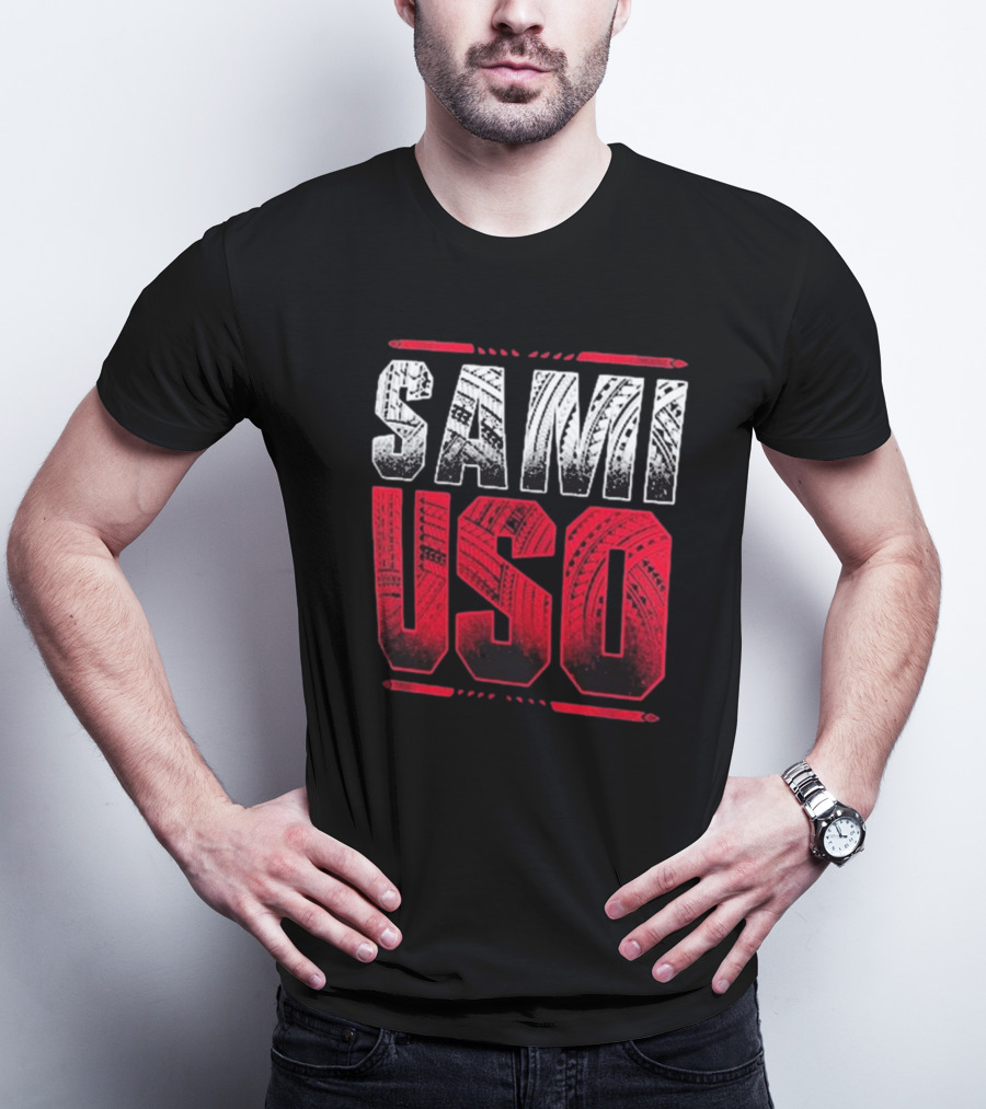 Sami Zayn Sami Uso WWE Roman Reigns Bloodline Tribal T-Shirt