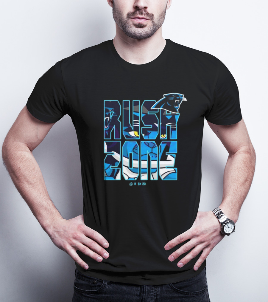 NFL Rush Zone Carolina Panthers Cartoon T-Shirt