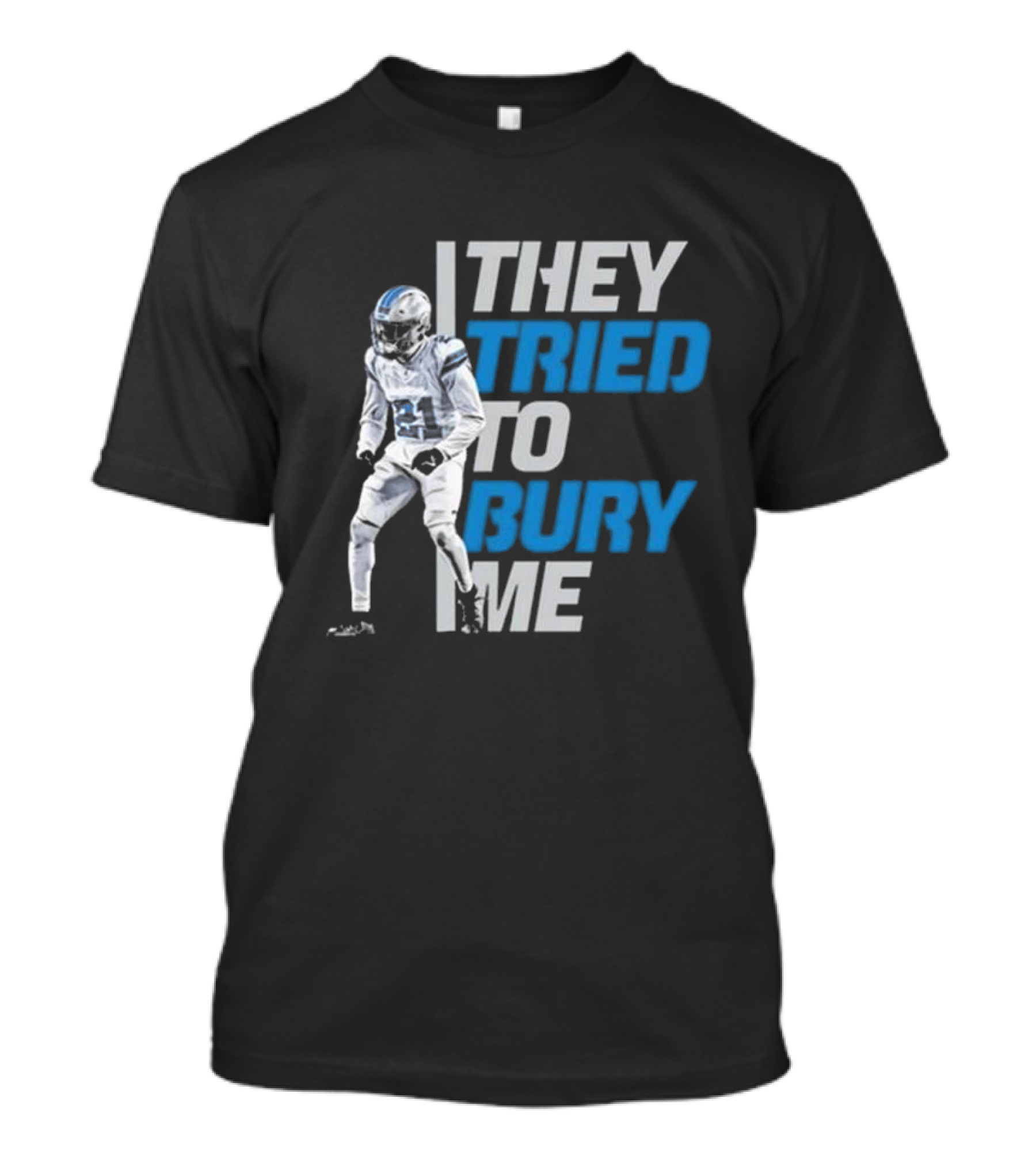 Amik Robertson They Tried To Bury Me Football Player Resilience T-Shirt