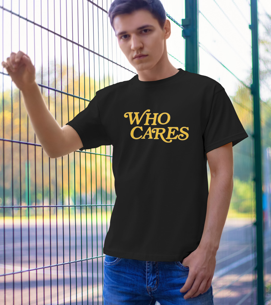 Who Cares Tucker Kraft Green Bay Packers NFL T-Shirt