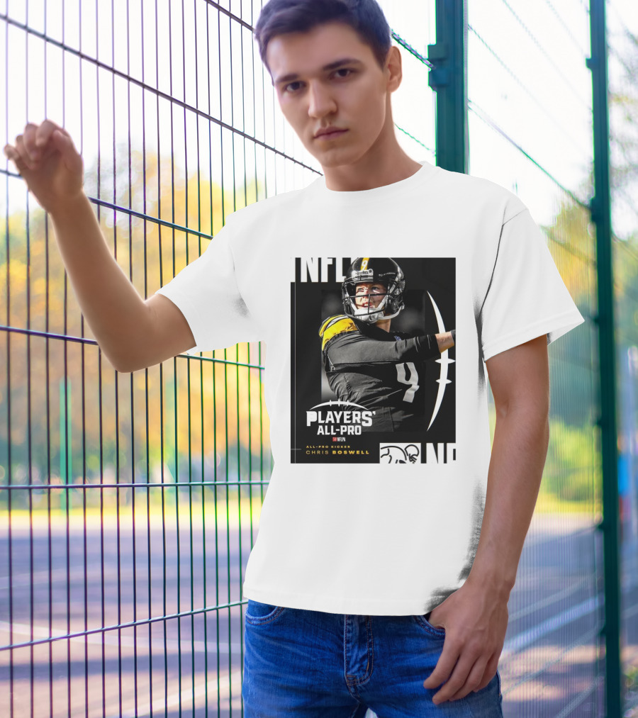 Pittsburgh Steelers NFLPA Players' All-Pro Kicker Chris Boswell T-Shirt