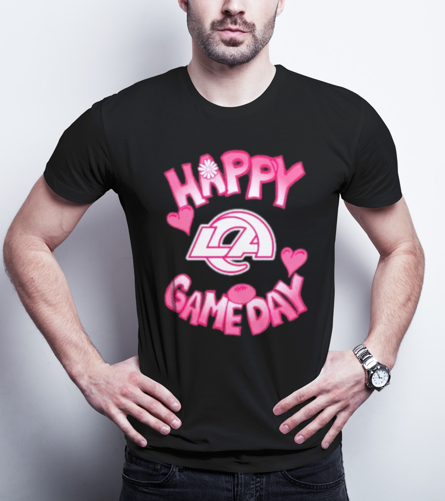 Happy Gameday Los Angeles Rams Valentine’s Day 2025 T-Shirt