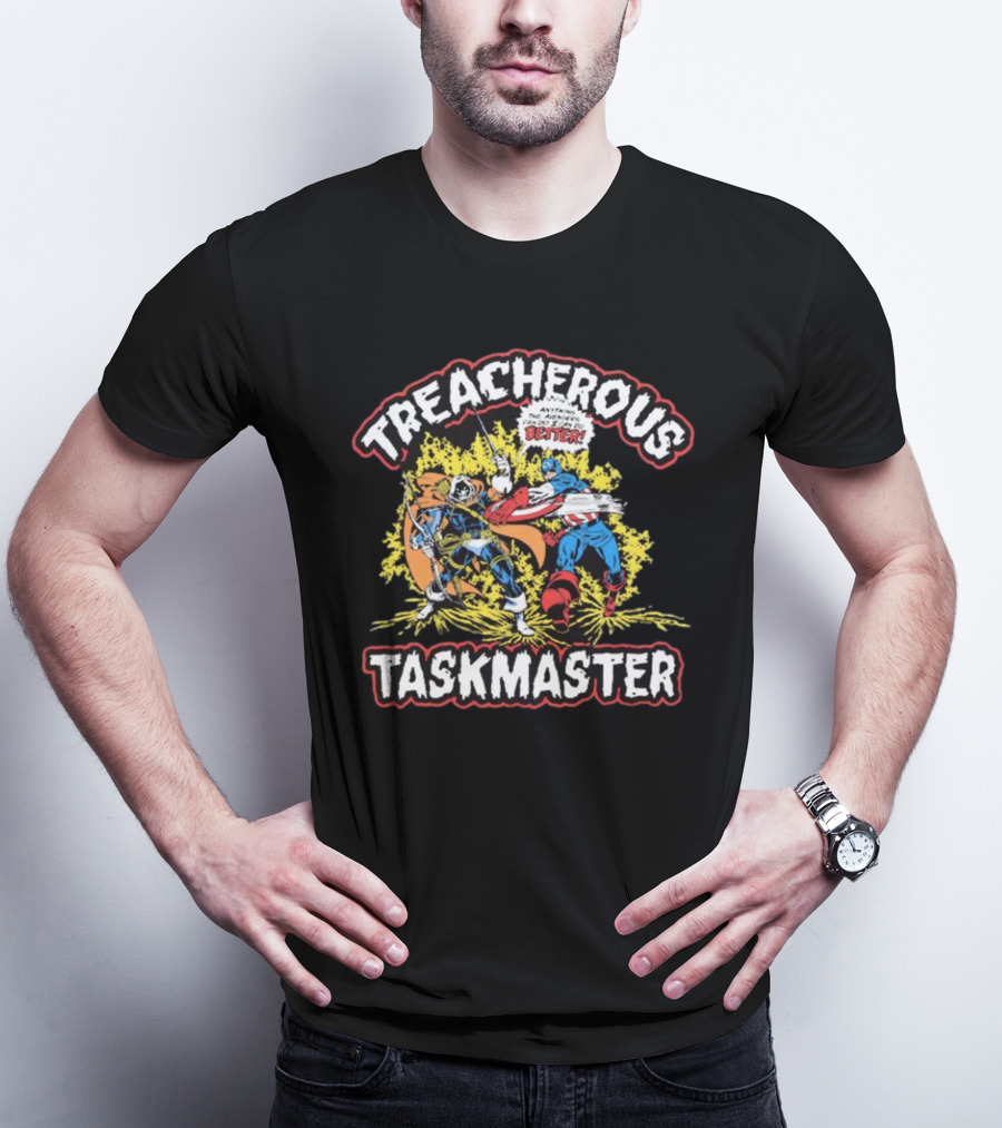 Captain America Treacherous Taskmaster Anything The Avengers Can Do I Can Do Better T-Shirt