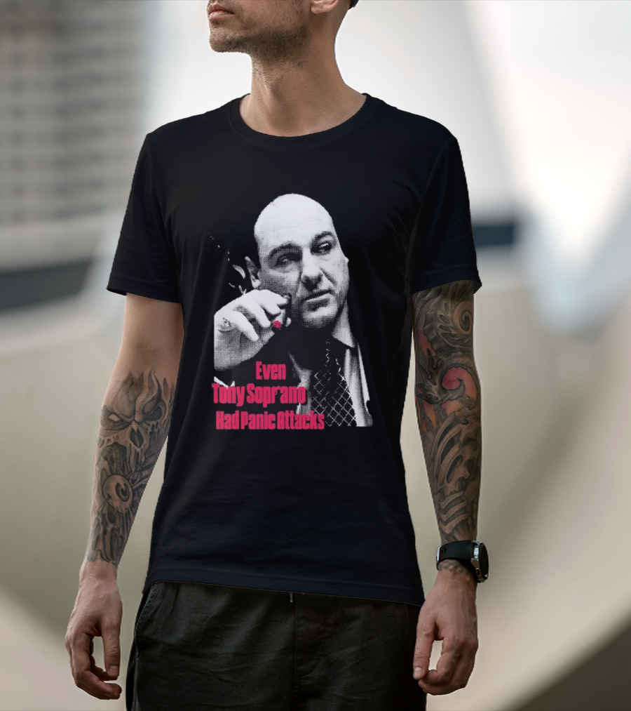 Even Tony Soprano Had Panic Attacks Iconic Image T-Shirt
