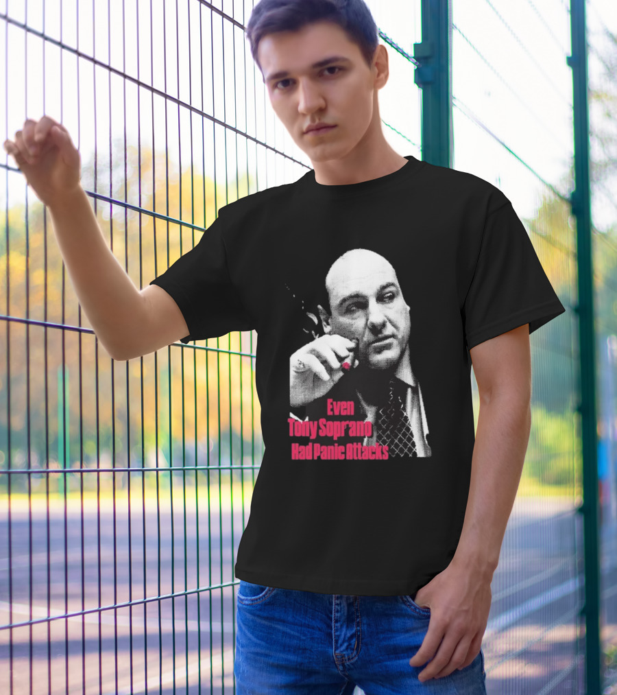 Even Tony Soprano Had Panic Attacks Iconic Image T-Shirt