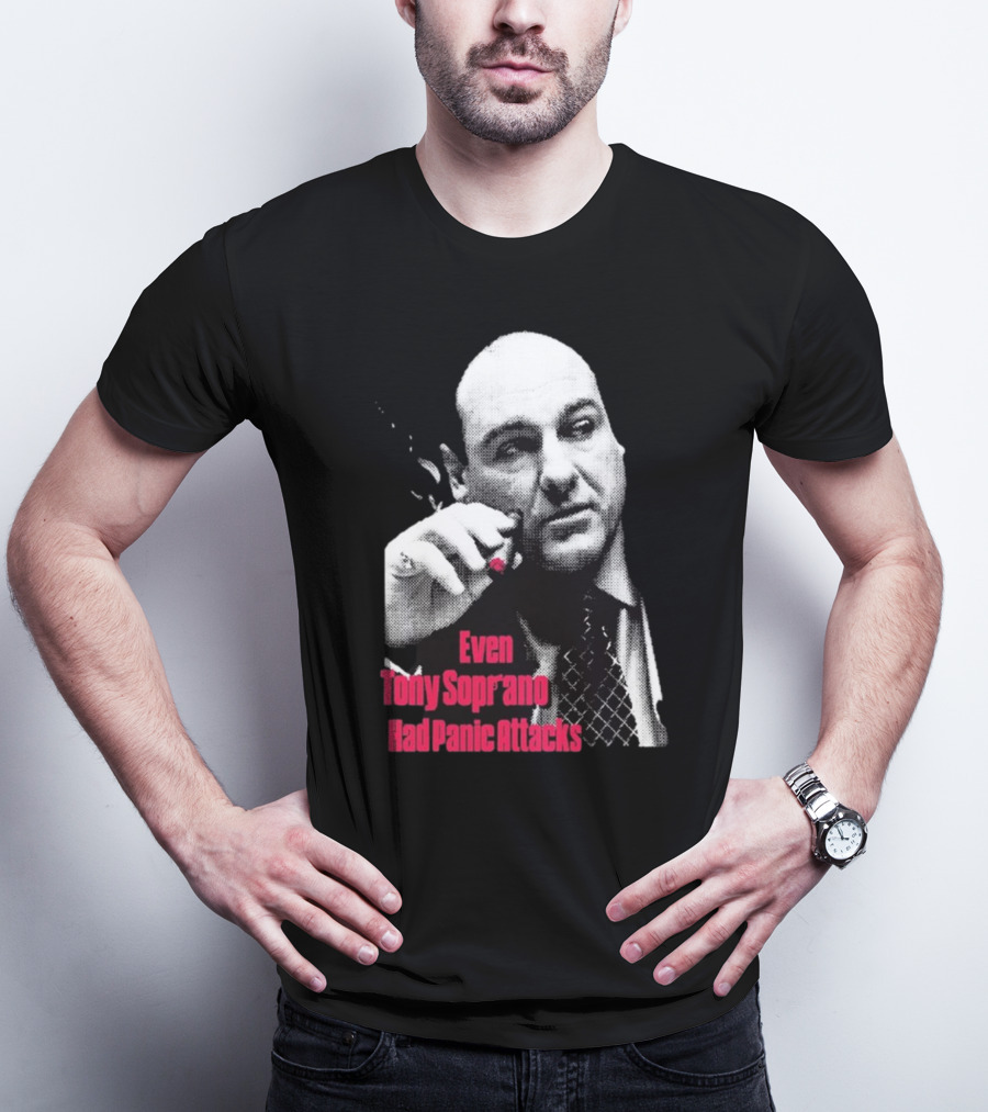 Even Tony Soprano Had Panic Attacks Iconic Image T-Shirt