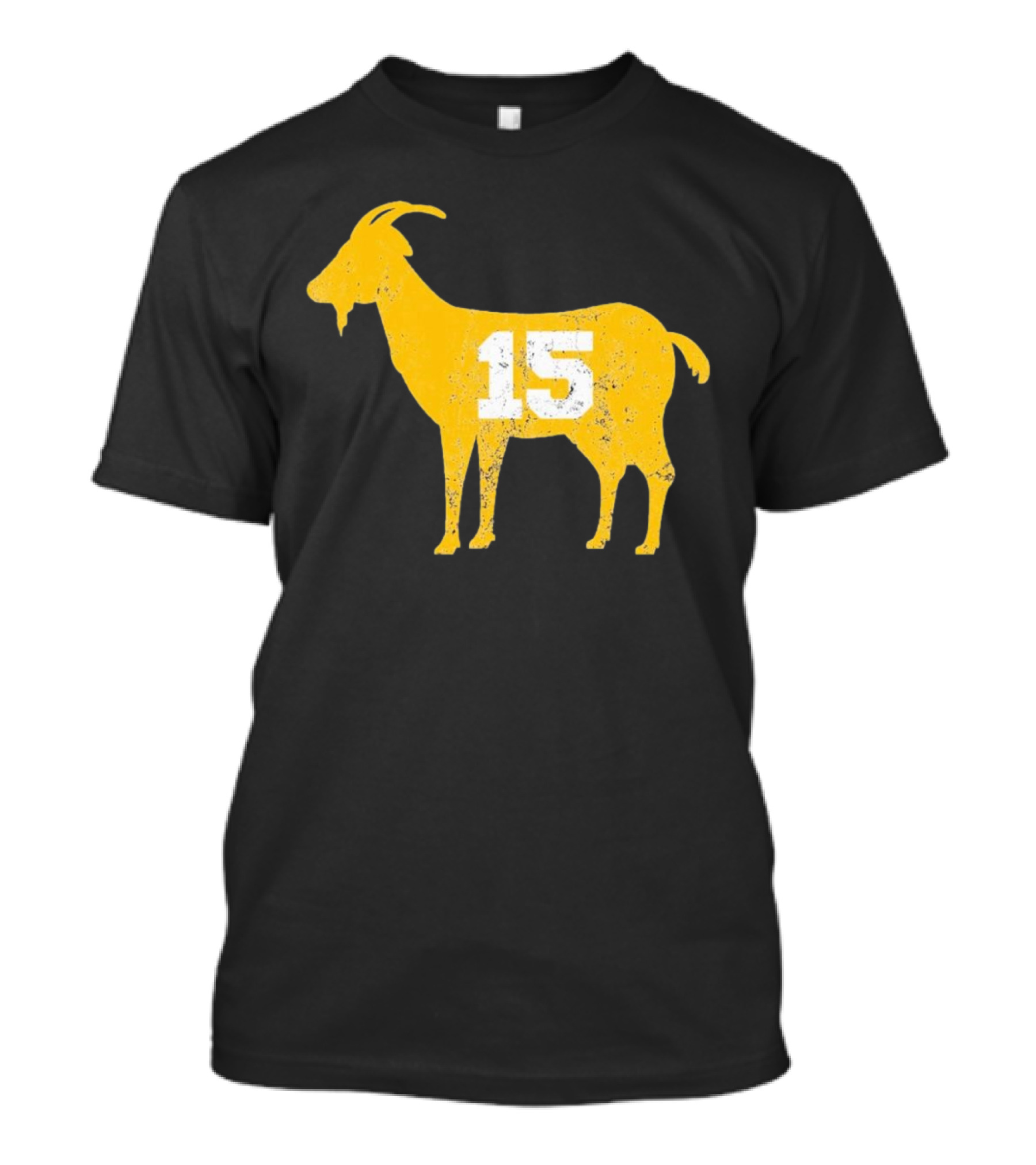 Goat 15 Yellow Silhouette Toddler Fine Jersey T-Shirt Goat 15 Yellow Silhouette Toddler Fine Jersey T-Shirt