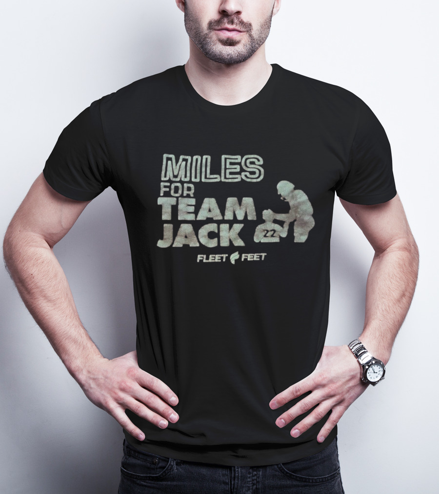 Miles For Team Jack Fleet Feet 22 Vintage 2005-2025 T-Shirt