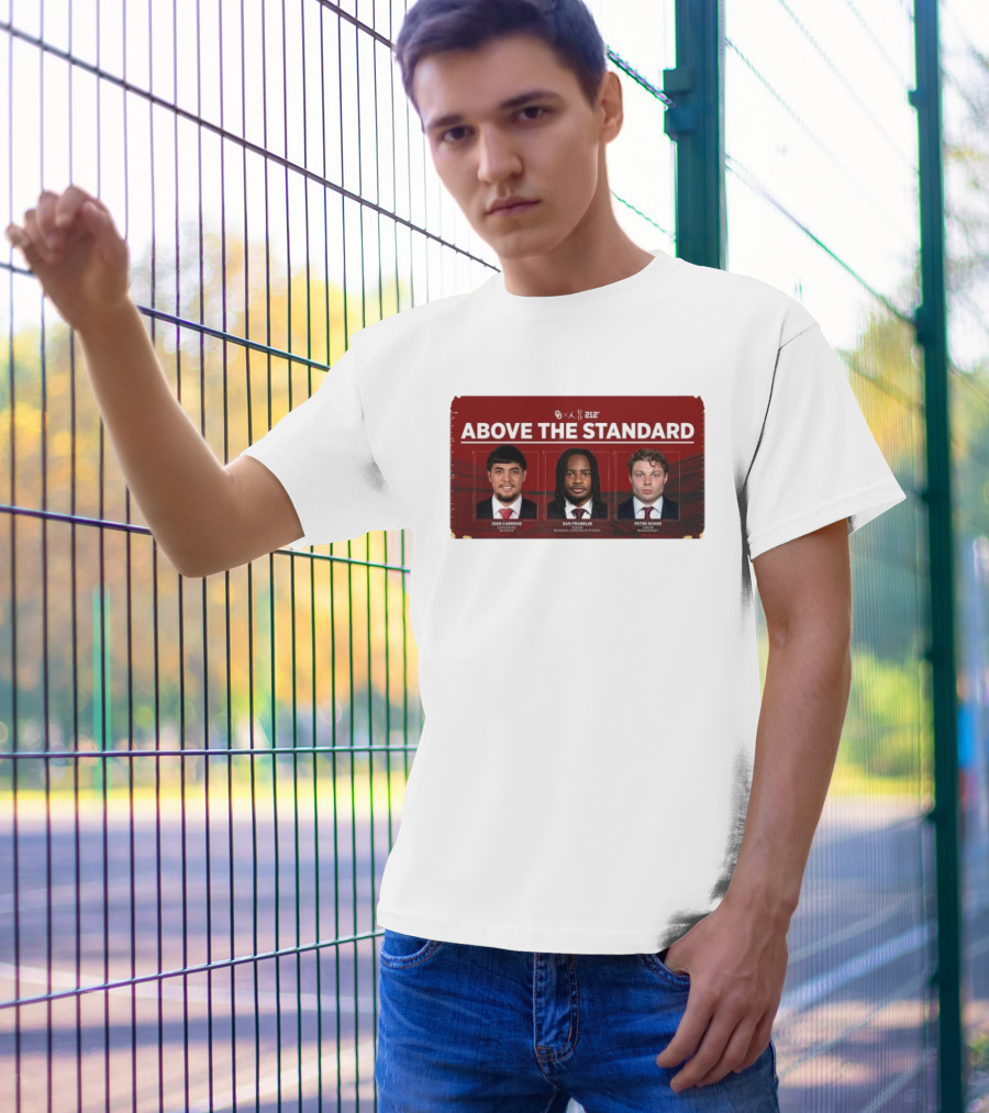 OU 212° Above The Standard Ivan Carreon Sam Franklin Peter Schuh Football T-Shirt