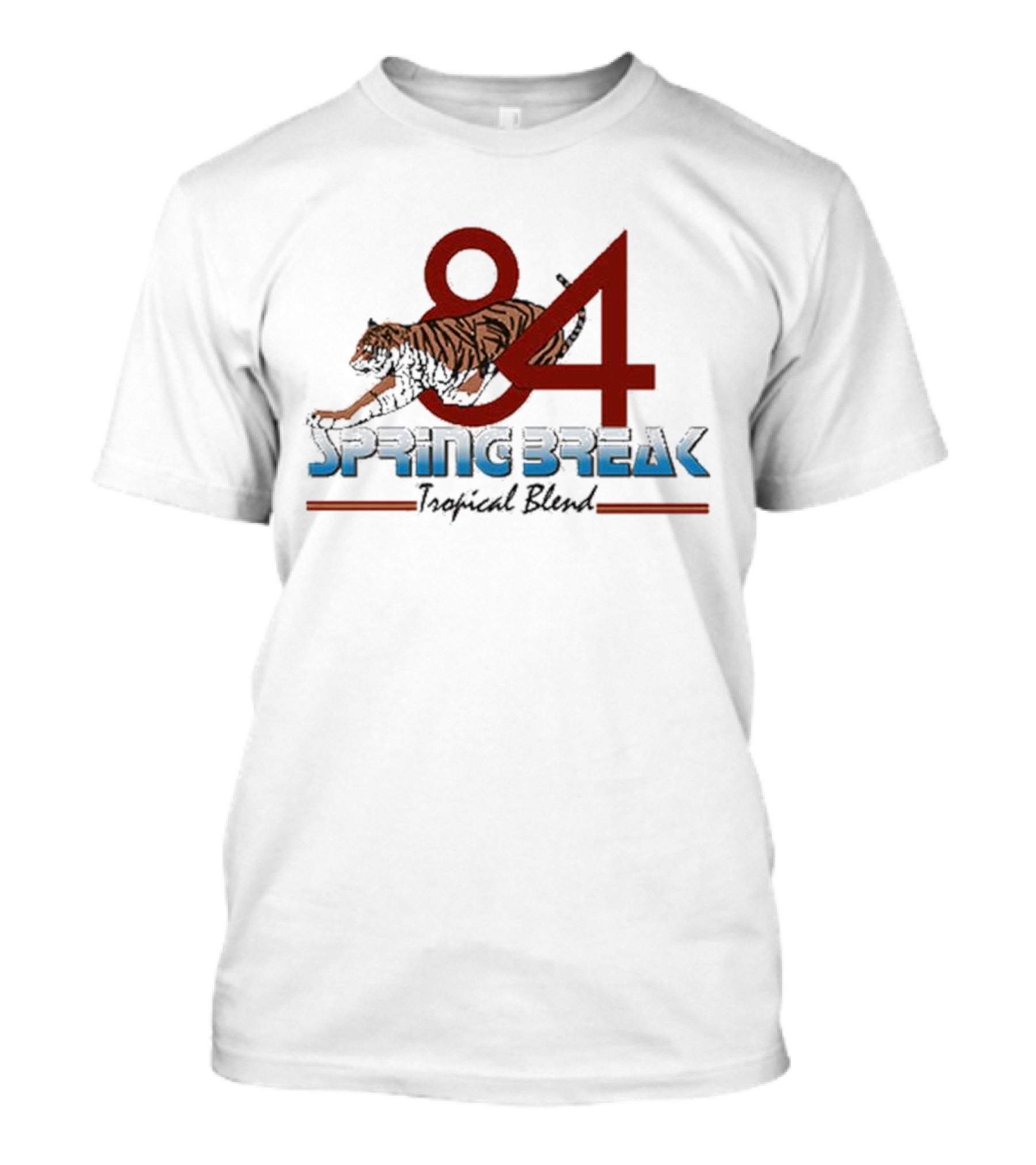 Step Brothers Dale Doback 84 Spring Break Tiger T-Shirt