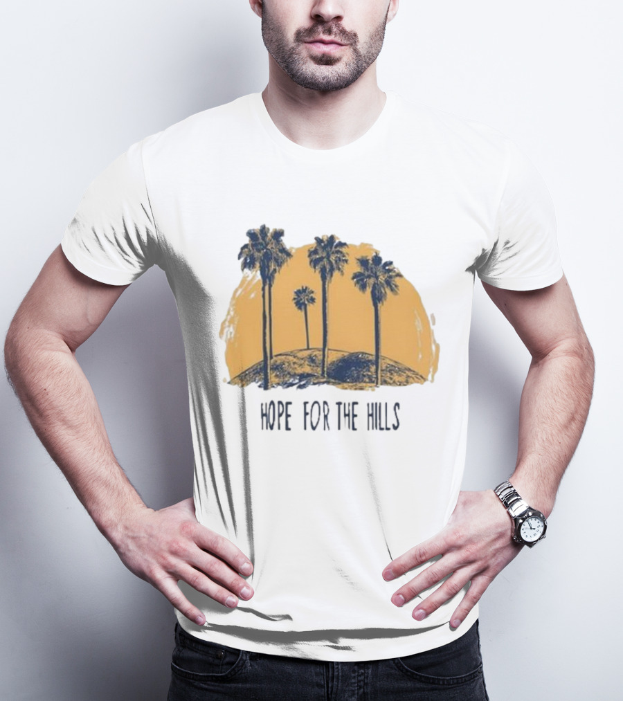 Tanner Christian Courtad Hope For The Hills Scenic Palms And Landscape T-Shirt