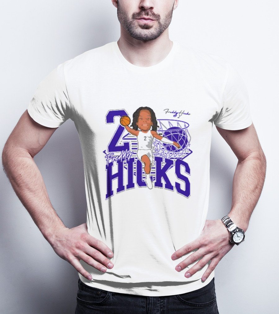 Freddy Hicks Tarleton State Basketball Number 20 T-Shirt